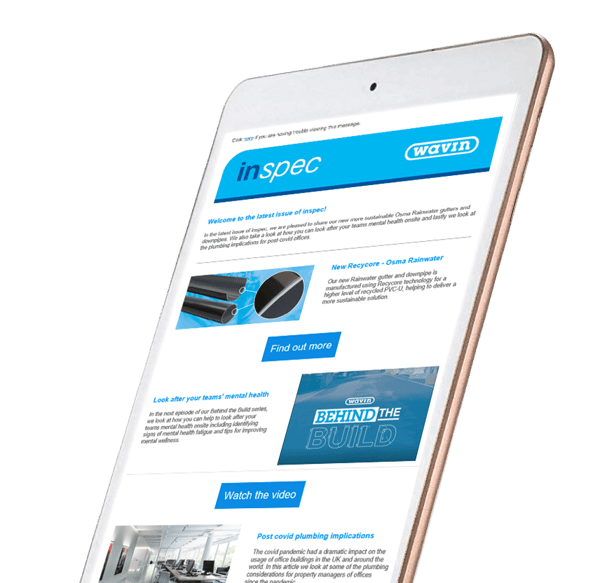 Wavin UK - InSpec Monthly Newsletter